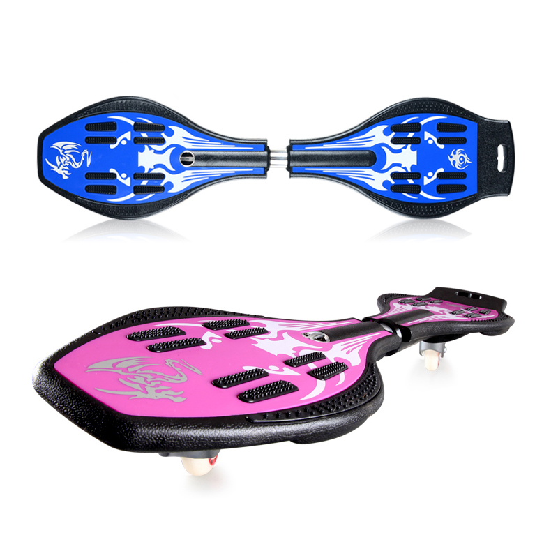2 wheels snake and ladder board waveboard | Skateboard Manufacturers